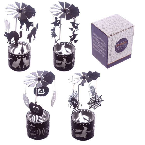 Halloween Design Metal Tea Light Spinner – Technoshop Computers & Gadgets